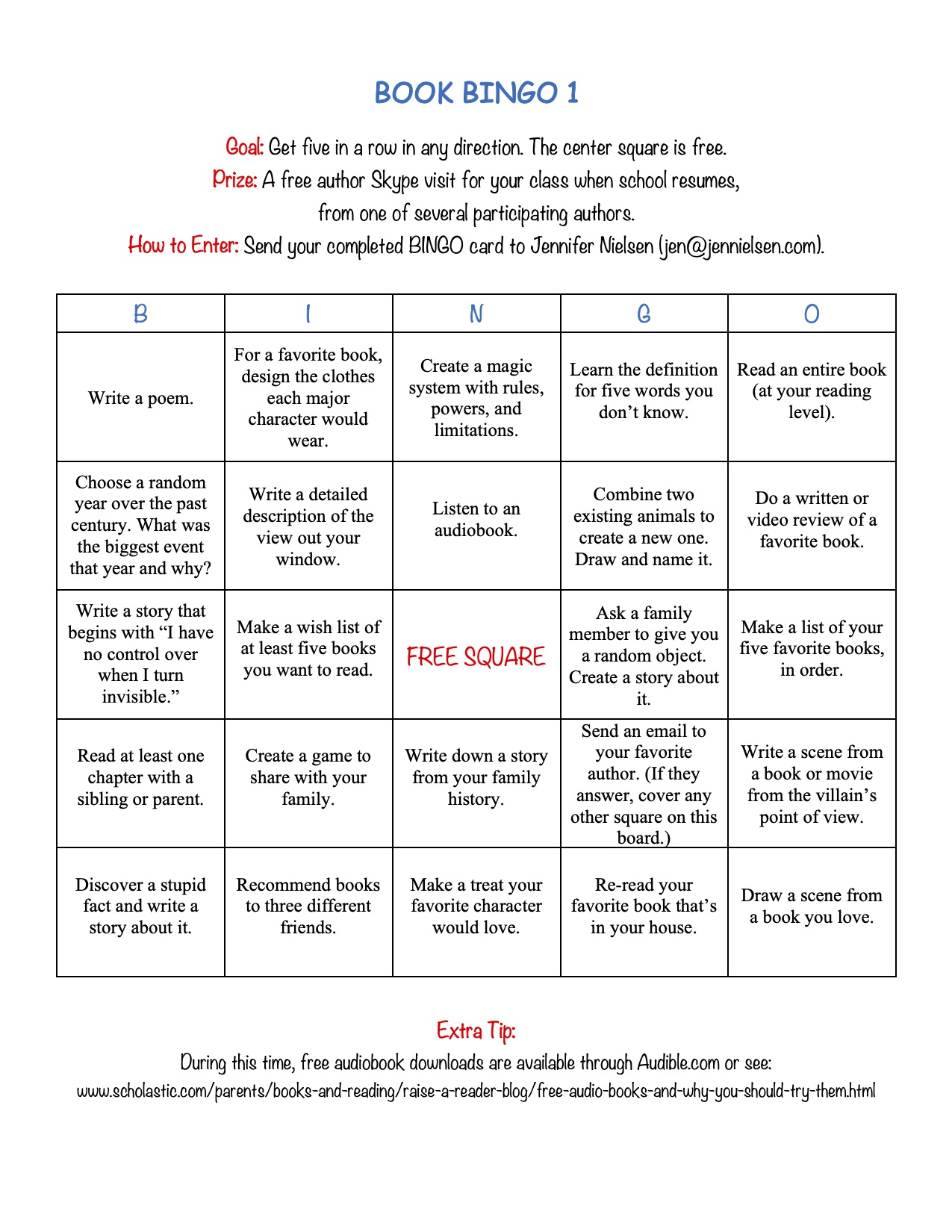 Book Bingo!